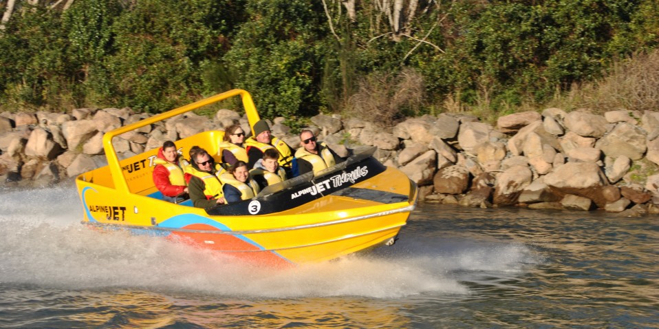 Jet boat - Alpine Jet Thrills, Christchurch - Everything New Zealand