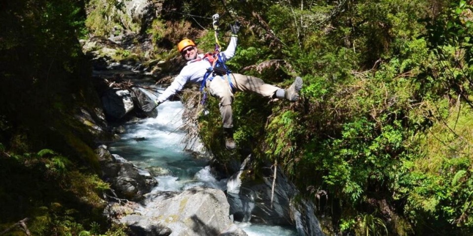 Ziplining - Paradise Ziplines | Everything New Zealand