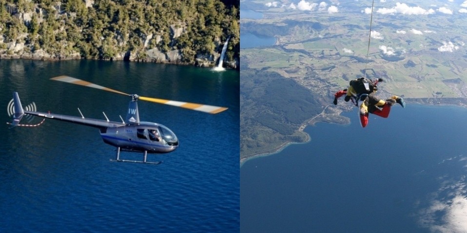 Skydiving & Heli Combo Taupo | Everything New Zealand